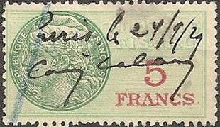 Timbres fiscaux série « Fiscal